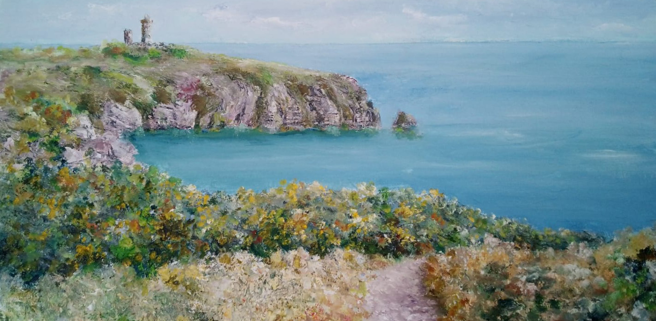 Maud Trivin, Guy Romé et Evelyne Bannetel exposent à la Maison du don ...