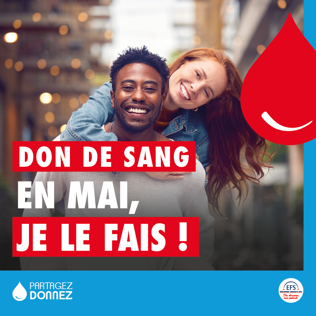 En Mai je le Fais ! la grande campagne de l'EFS Nouvelle-Aquitaine ...