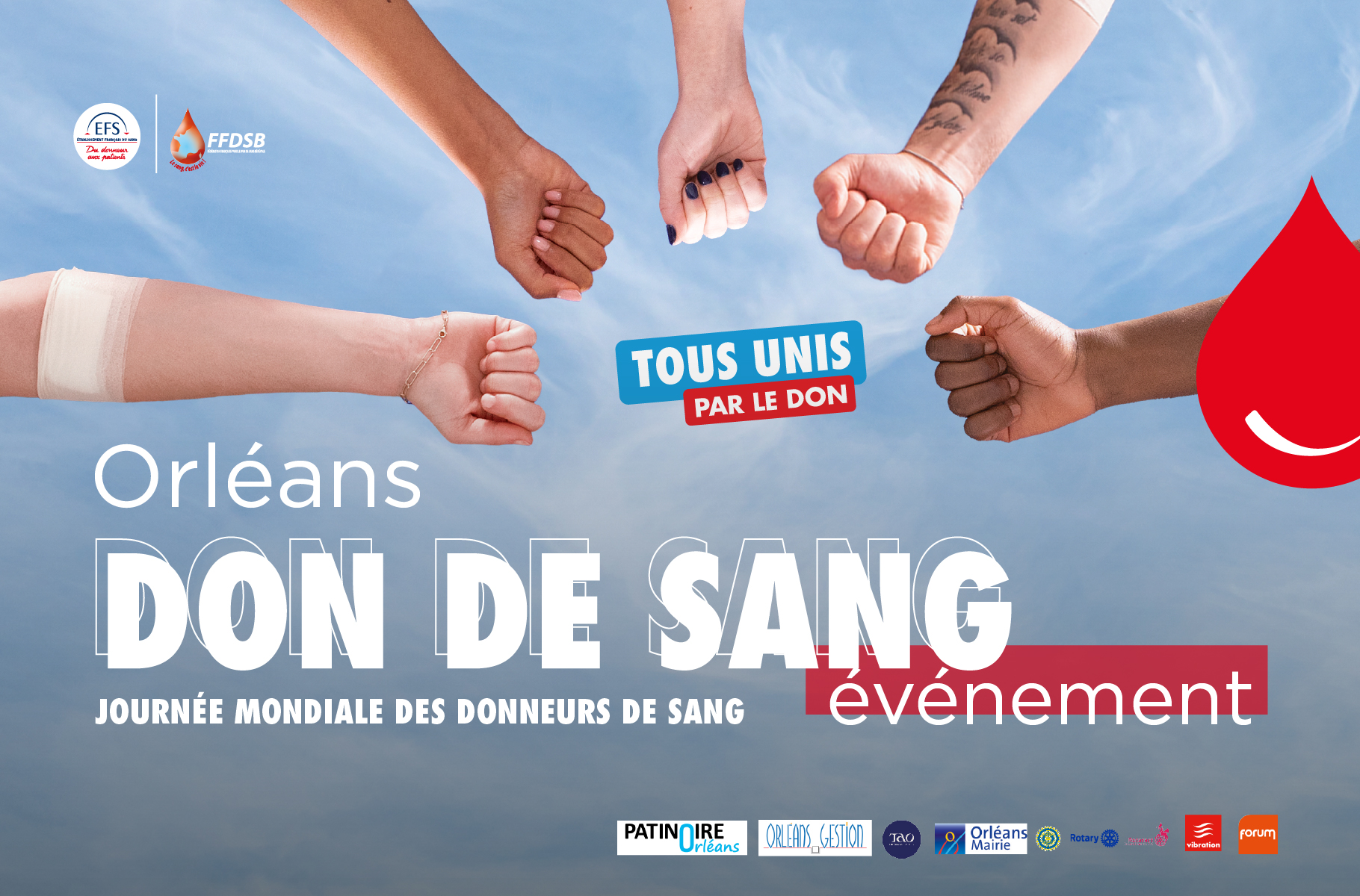 Célébrons ensemble la Journée Mondiale des donneurs de sang à Orléans ...